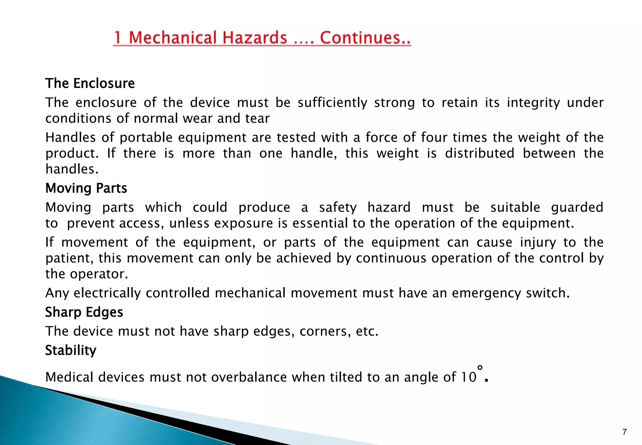Introduction to medical equipments safety and testing | PPTX