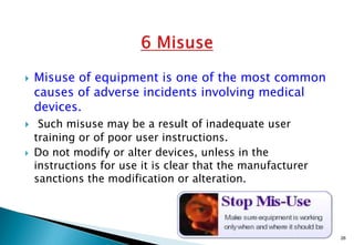 Introduction to medical equipments safety and testing | PPTX