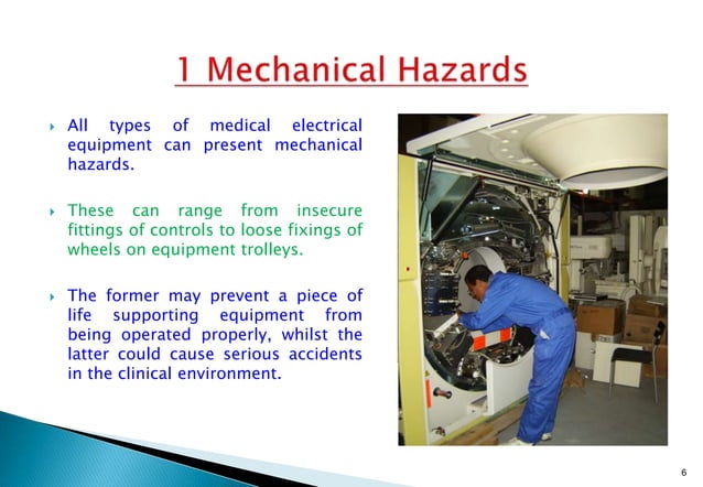 Introduction to medical equipments safety and testing | PPTX | First ...