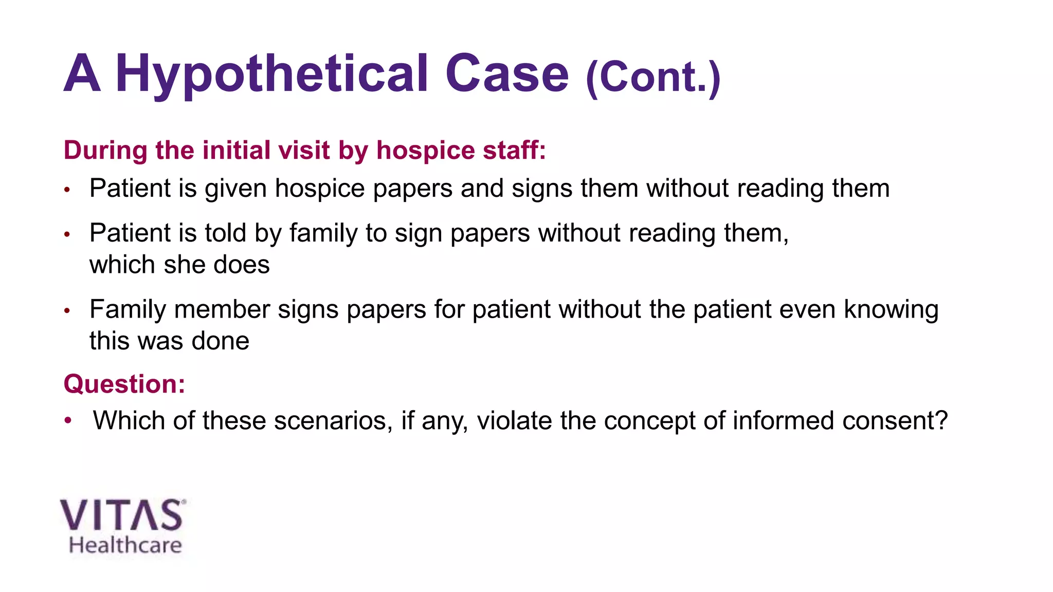 Introduction to Medical Ethics: Informed Consent & Advance Directives ...