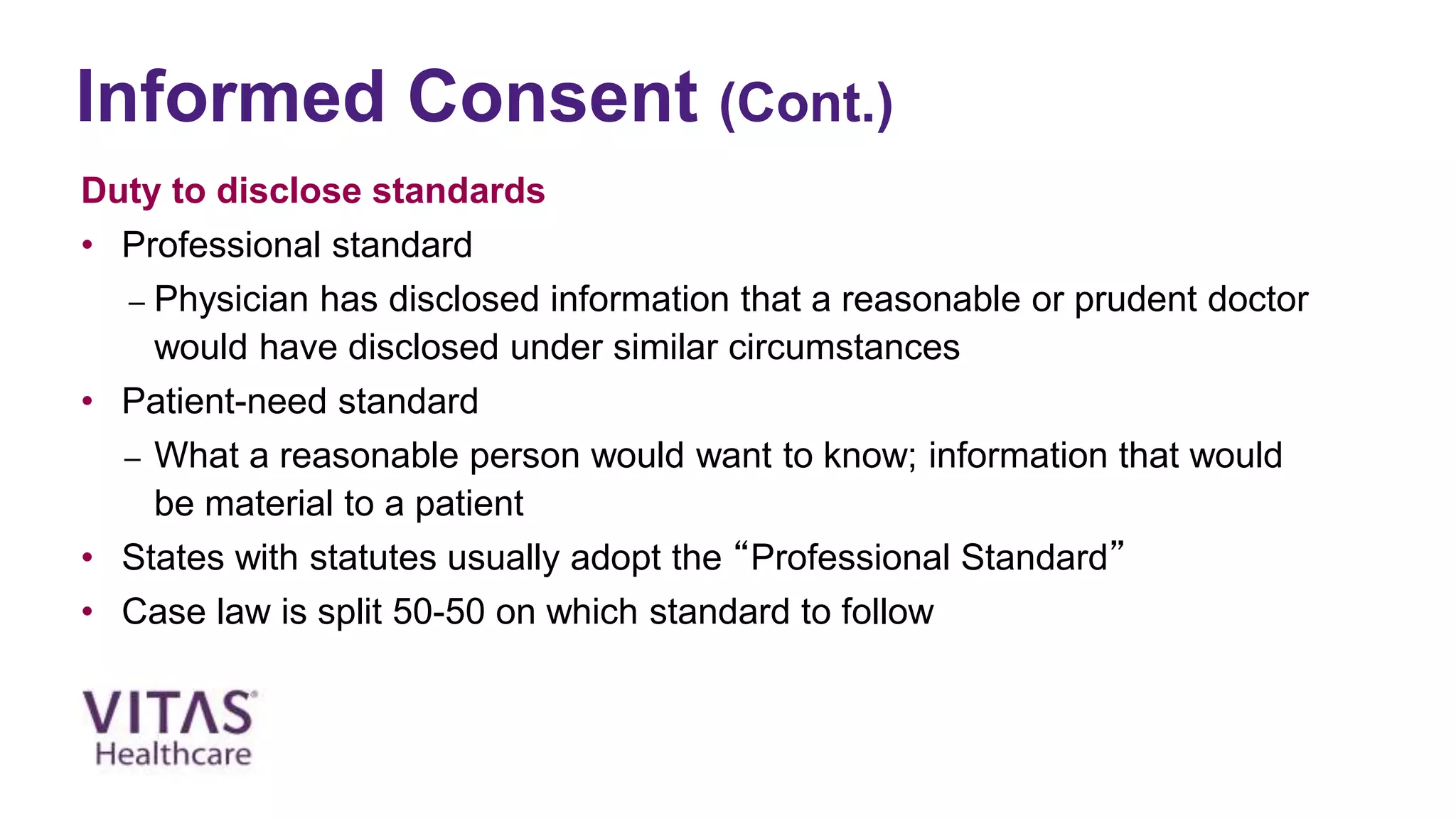 Introduction to Medical Ethics: Informed Consent & Advance Directives ...