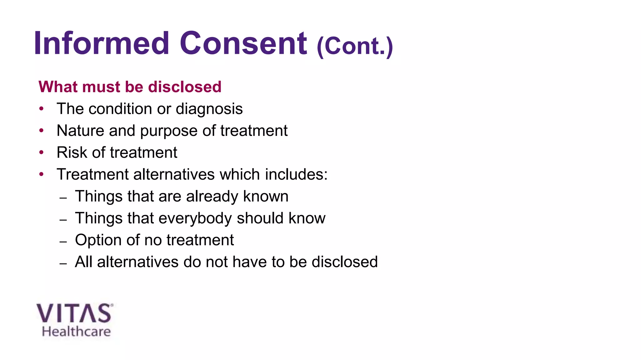 Introduction to Medical Ethics: Informed Consent & Advance Directives ...