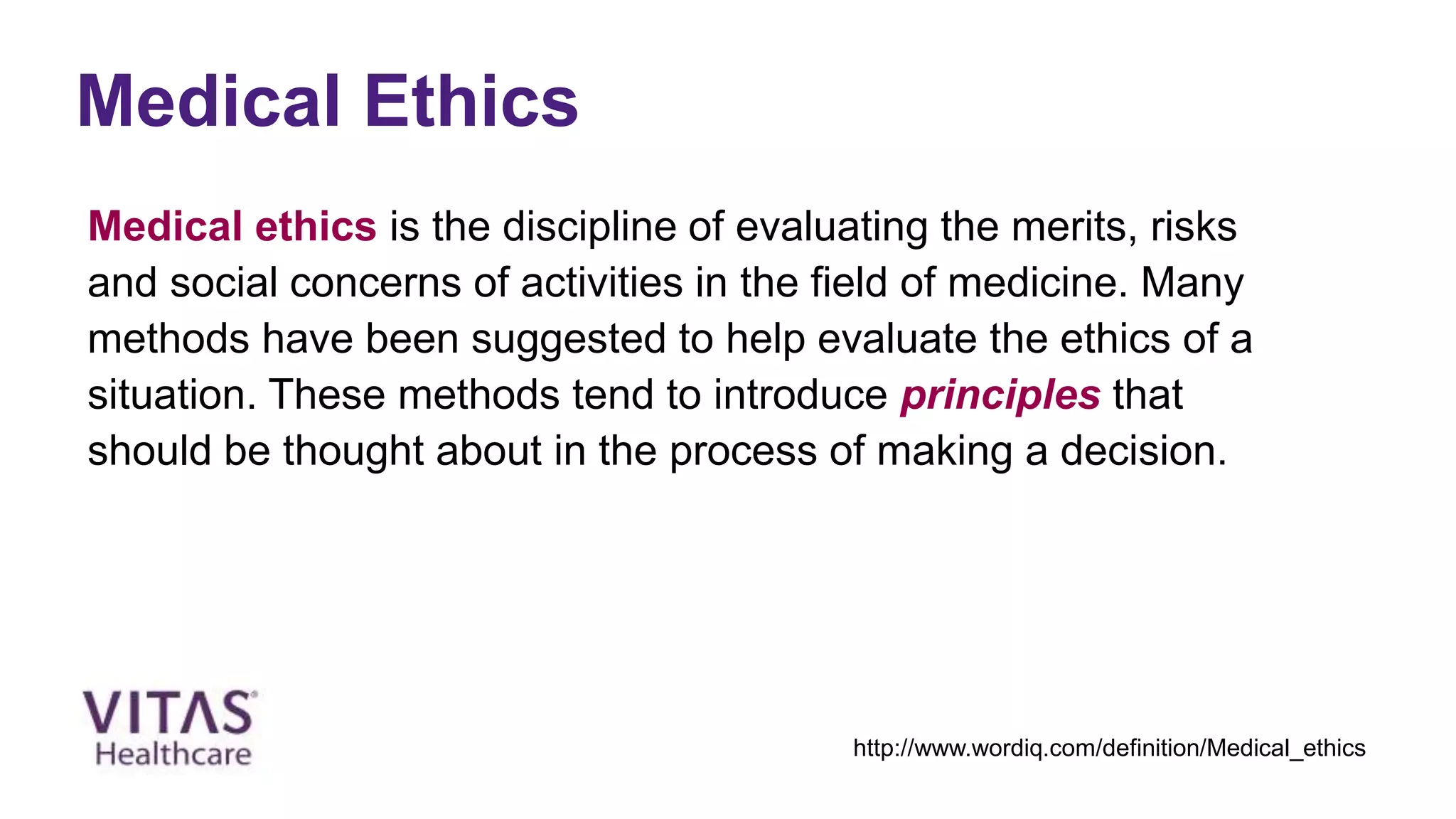 Introduction to Medical Ethics: Informed Consent & Advance Directives ...