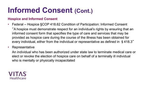 Introduction to Medical Ethics: Informed Consent & Advance Directives ...