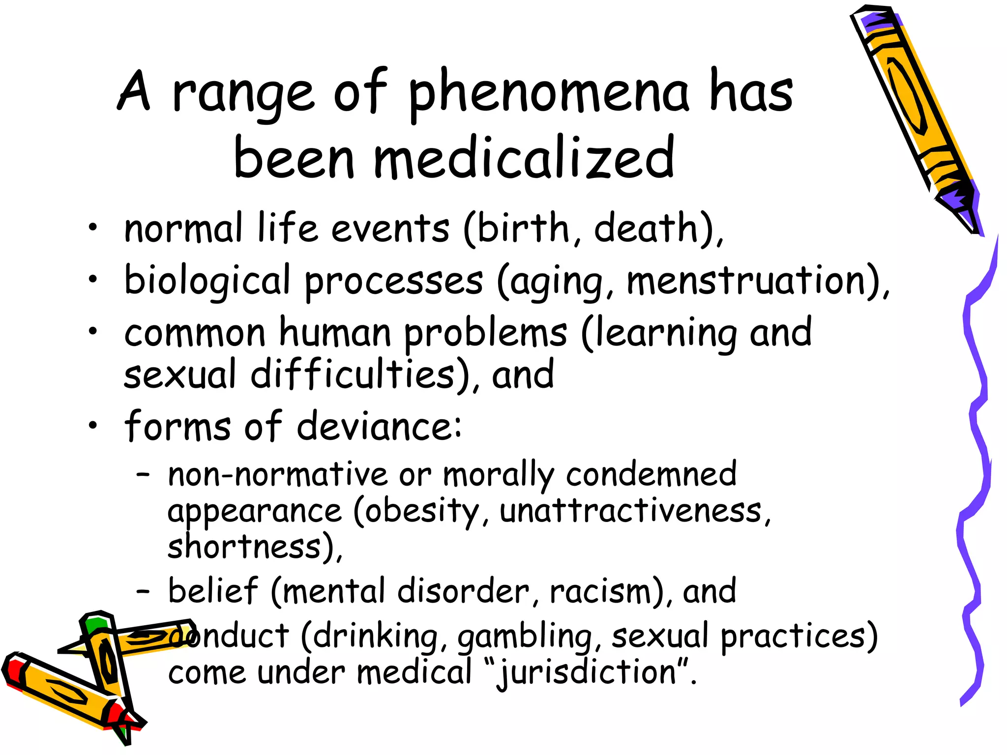 Introduction To Medicalisation | PPT