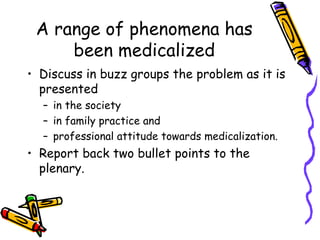 Introduction To Medicalisation | PPT