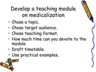 Introduction To Medicalisation | PPT