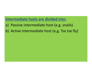 Introduction to medical parasitology | PPTX