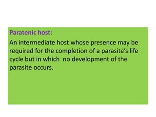 Introduction to medical parasitology | PPTX