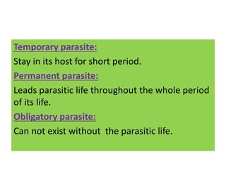 Introduction to medical parasitology | PPTX