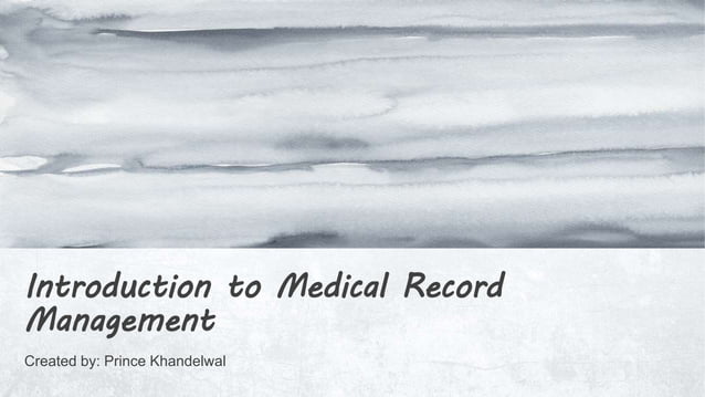 introduction to medical record management.pptx
