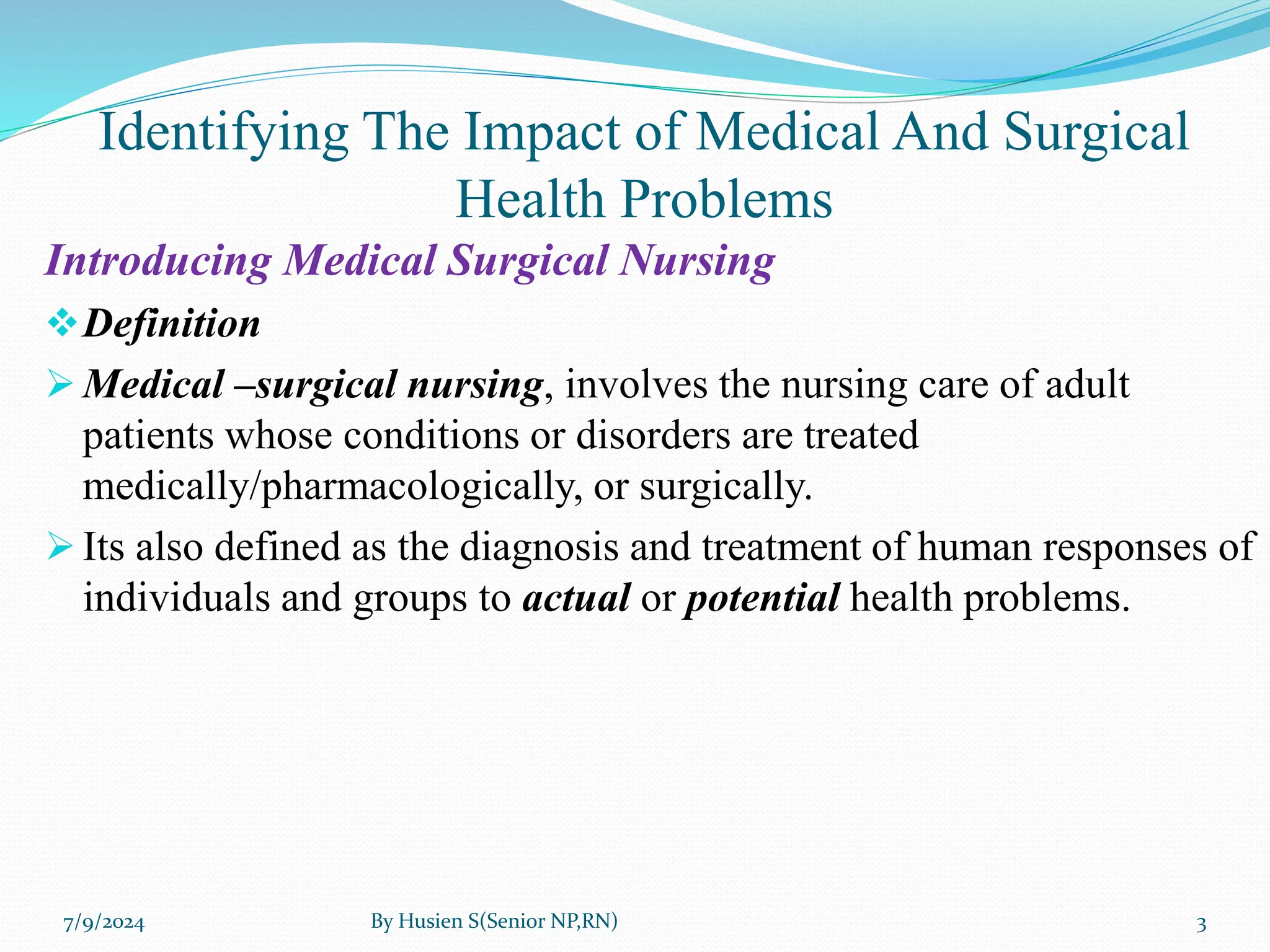Introduction to Medical surgical for 2nd yrs Nursing stu.pdf