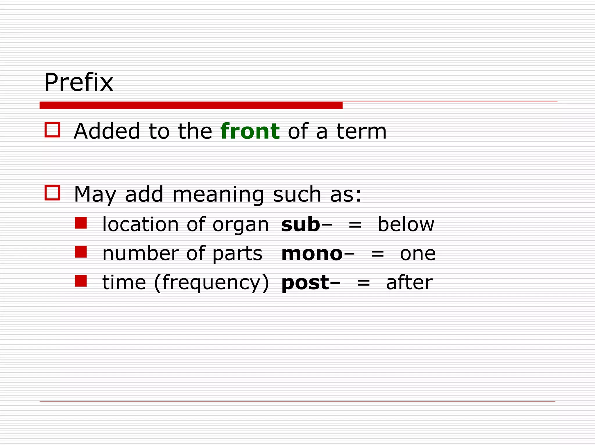 Introduction to Medical Terminology | PPT