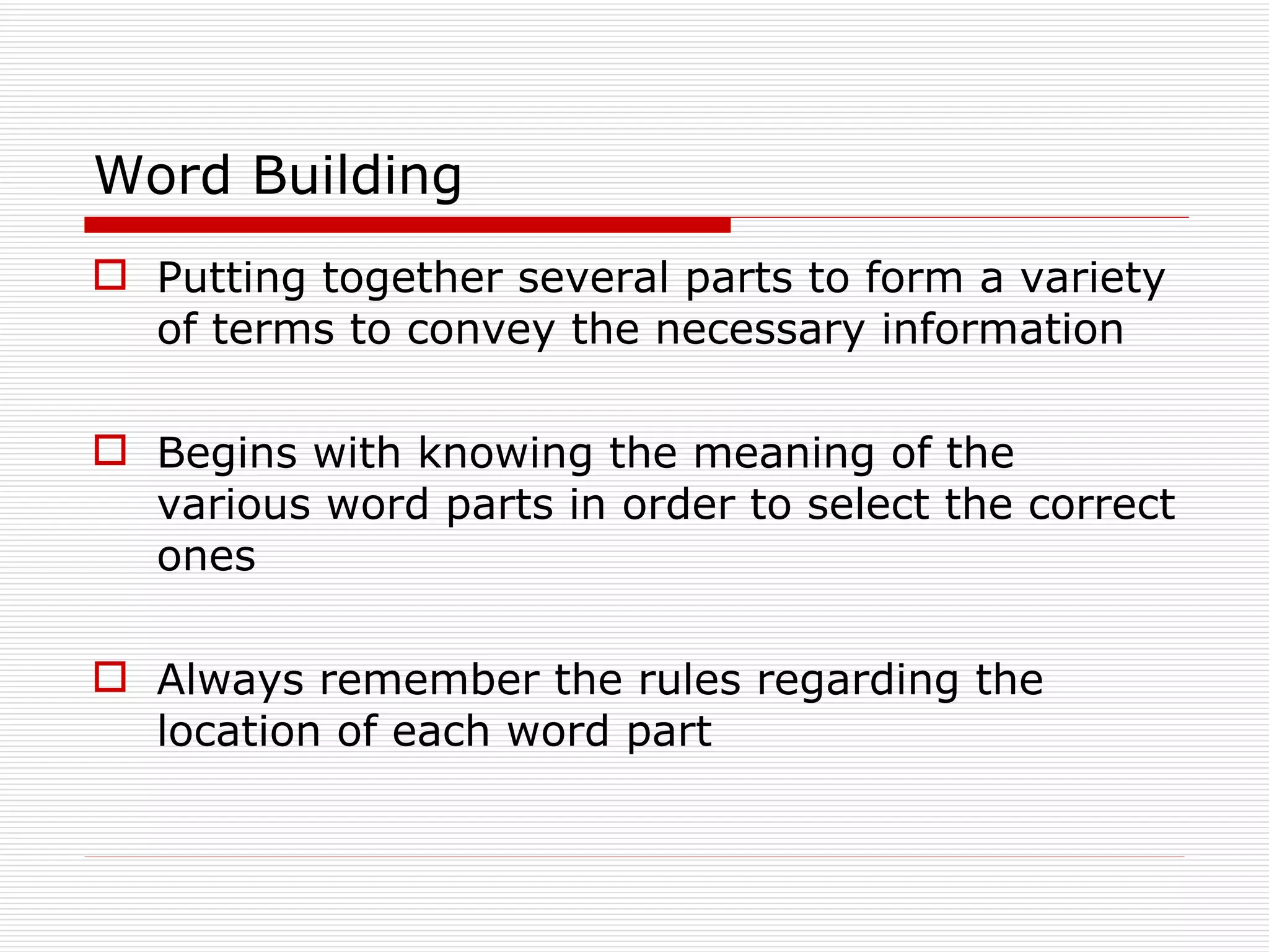 Introduction to Medical Terminology | PPT | Medical Health