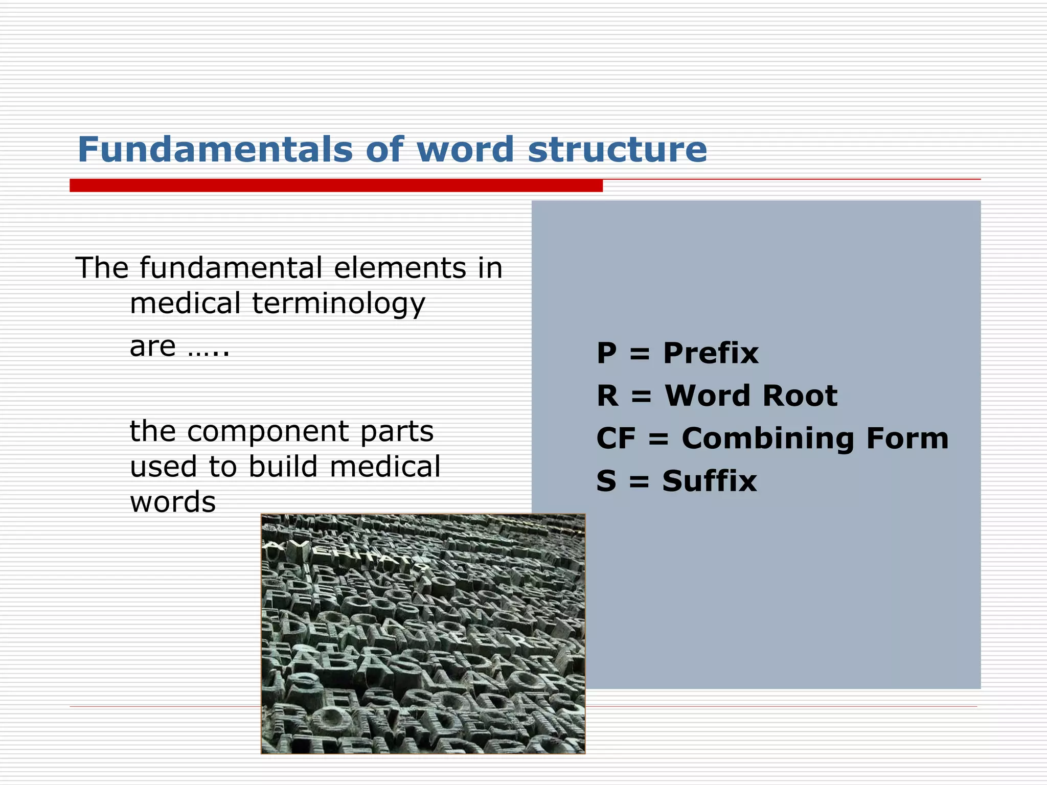 Introduction to Medical Terminology | PPT