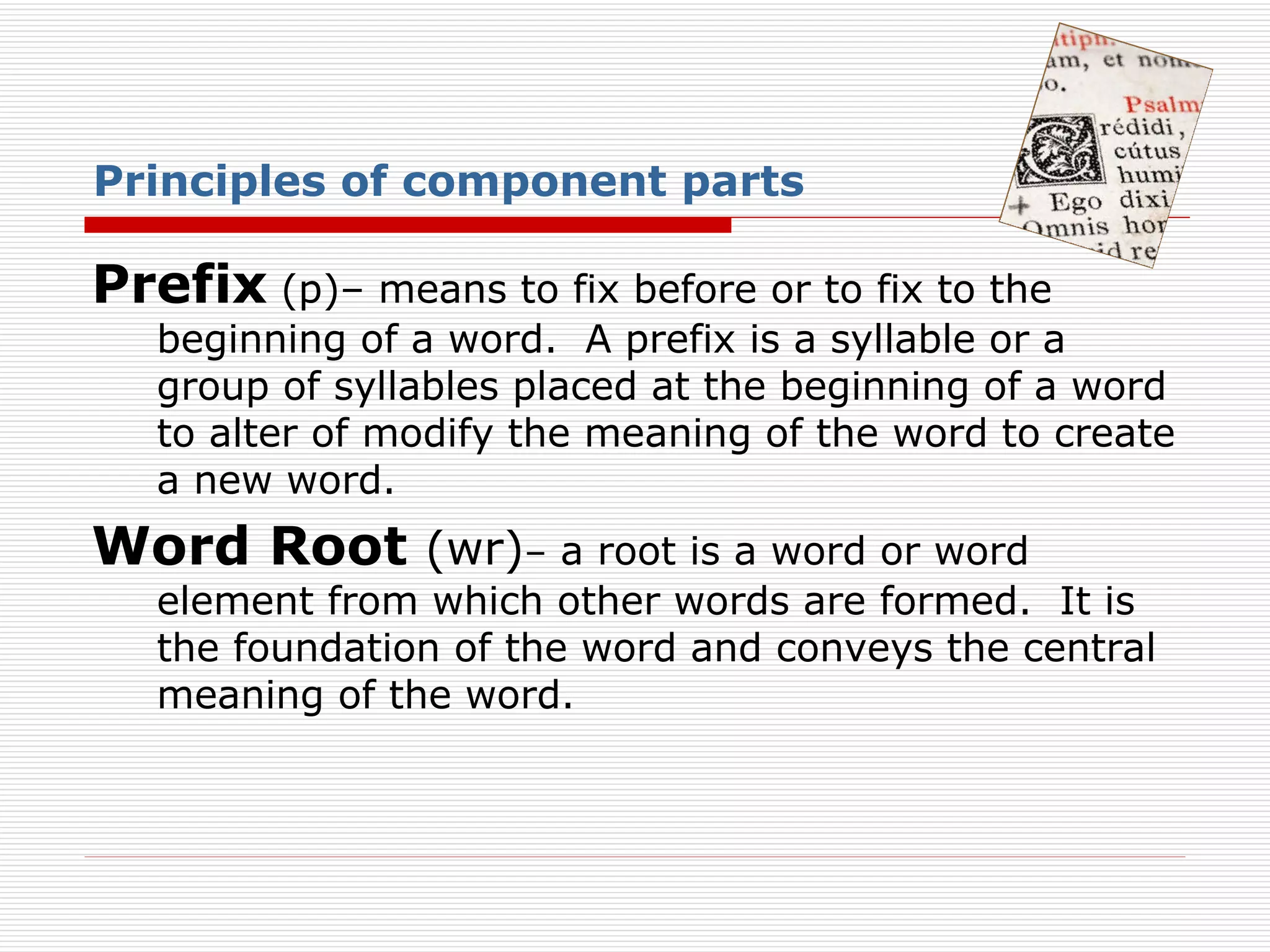 Introduction to Medical Terminology | PPT
