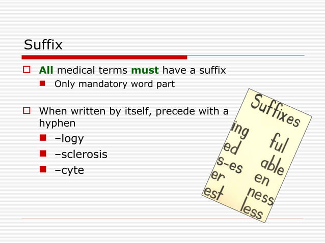 Introduction to Medical Terminology | PPT | Medical Health