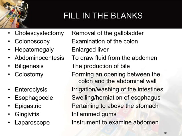 Introduction to medical terminology | PPT