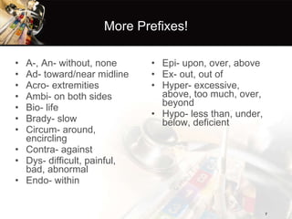 Introduction to medical terminology | PPT