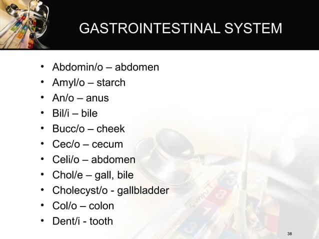 Introduction to medical terminology hss edition 11-2009 | PPT