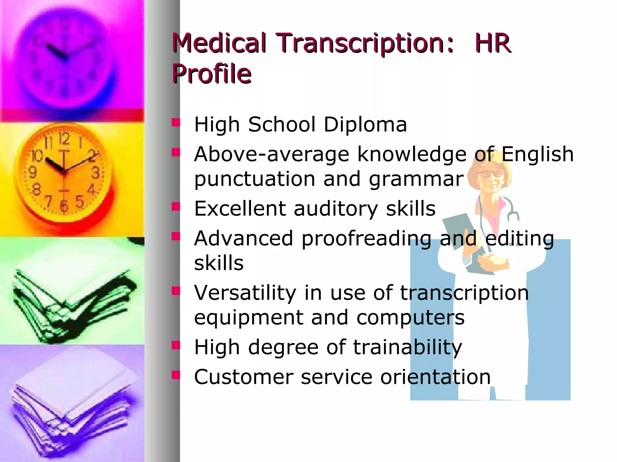 Introduction to medical transcription | PPT