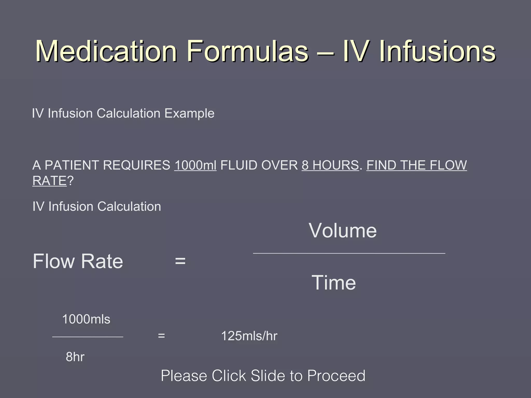 Introduction to Medication Calculations | PPT