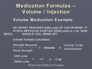 Introduction to Medication Calculations | PPT
