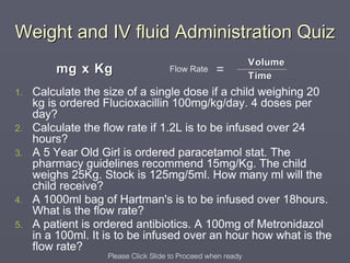 Introduction to Medication Calculations | PPT