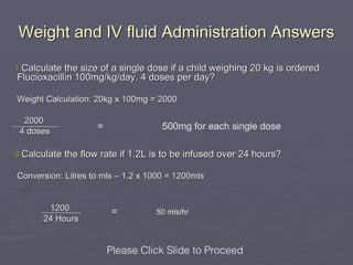 Introduction to Medication Calculations | PPT