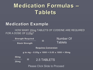 Introduction to Medication Calculations | PPT