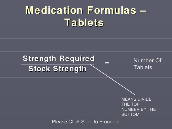 Introduction To Medication Calculations Introduction To Medication Calculations
