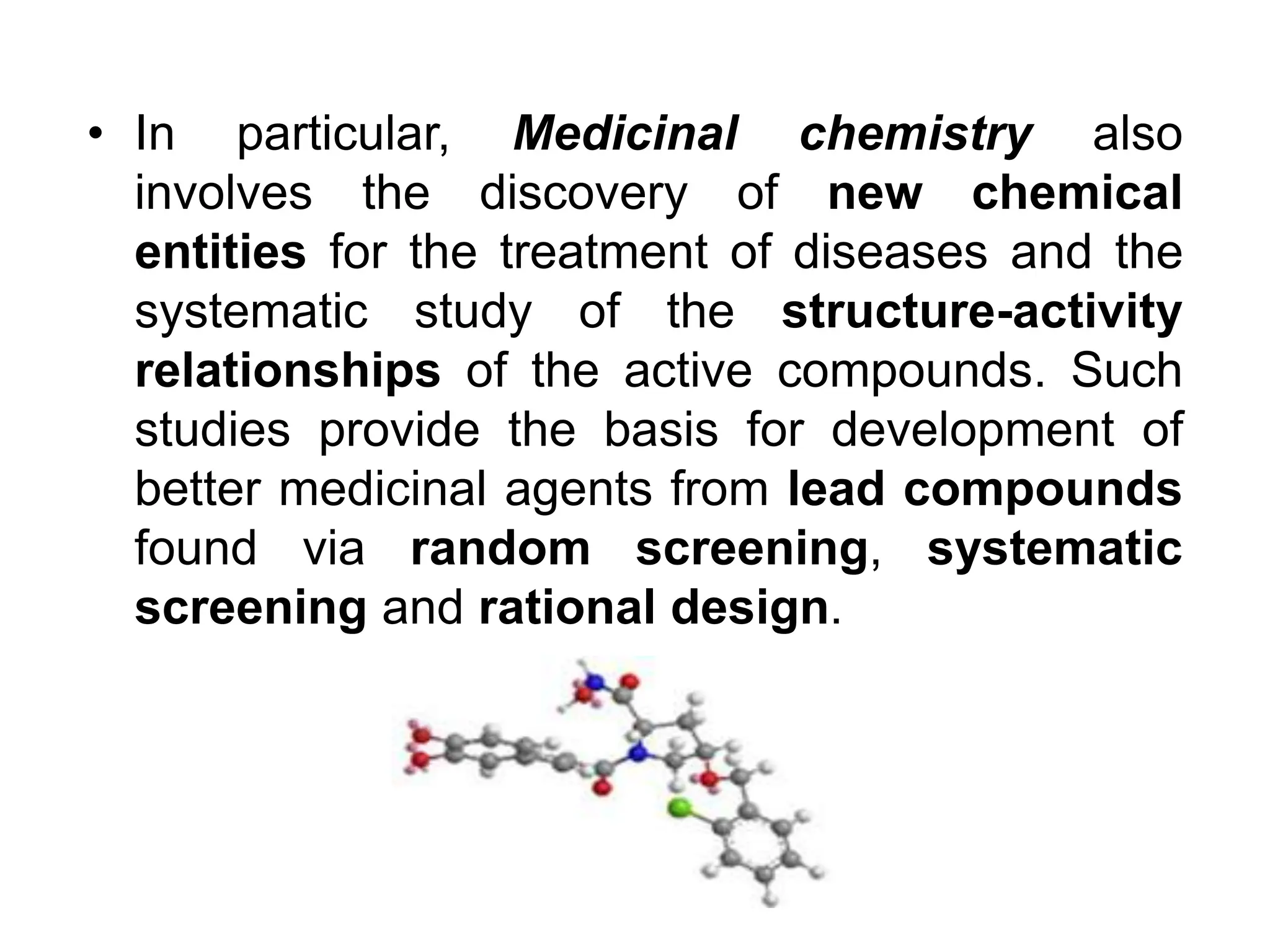 Introduction to medicinal chemistry For B. Pharm Students | PPT