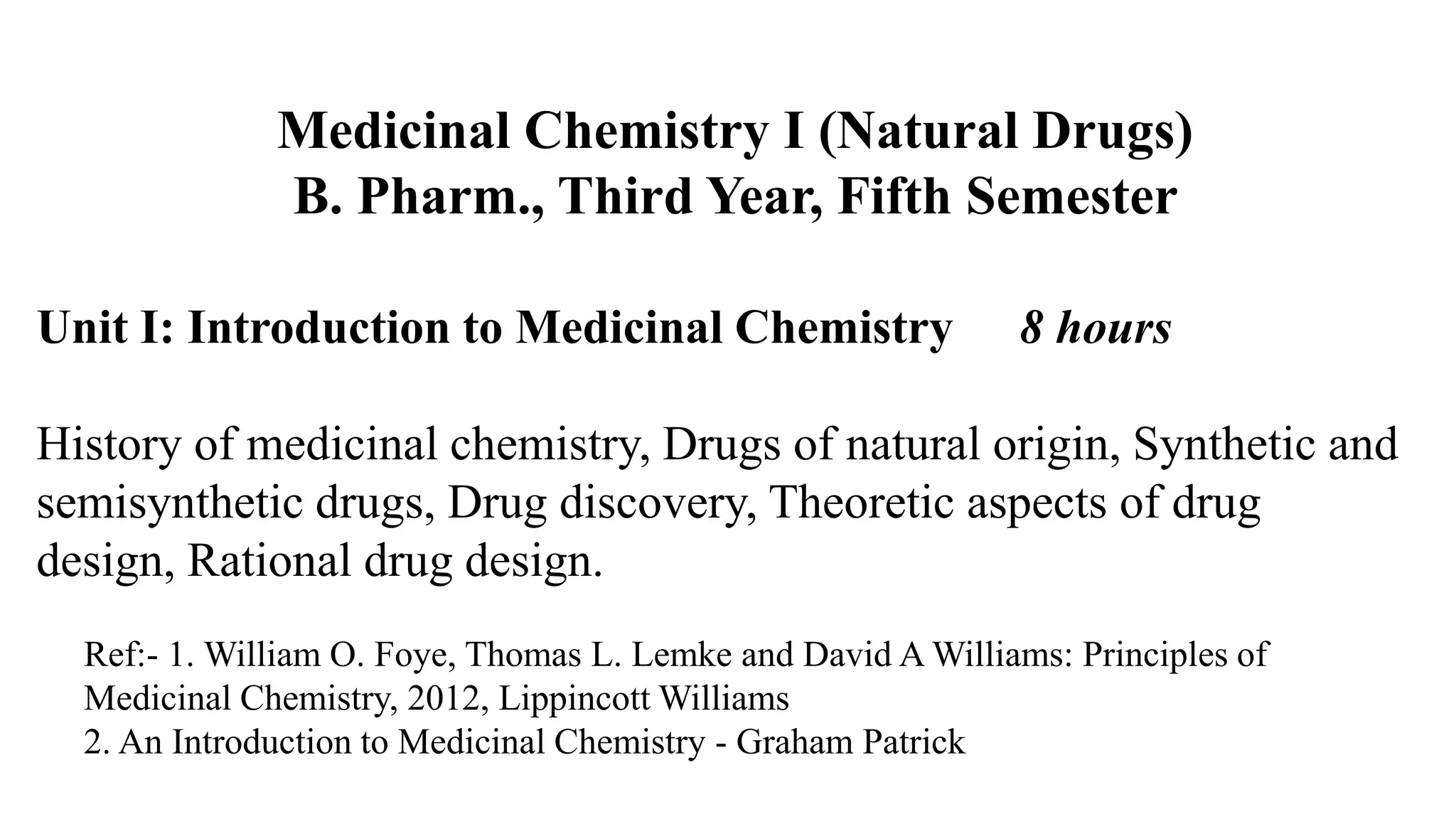Introduction to Medicinal Chemistry(2).pptx
