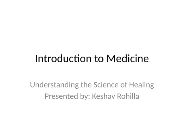 Introduction_to_Medicine for health.pptx