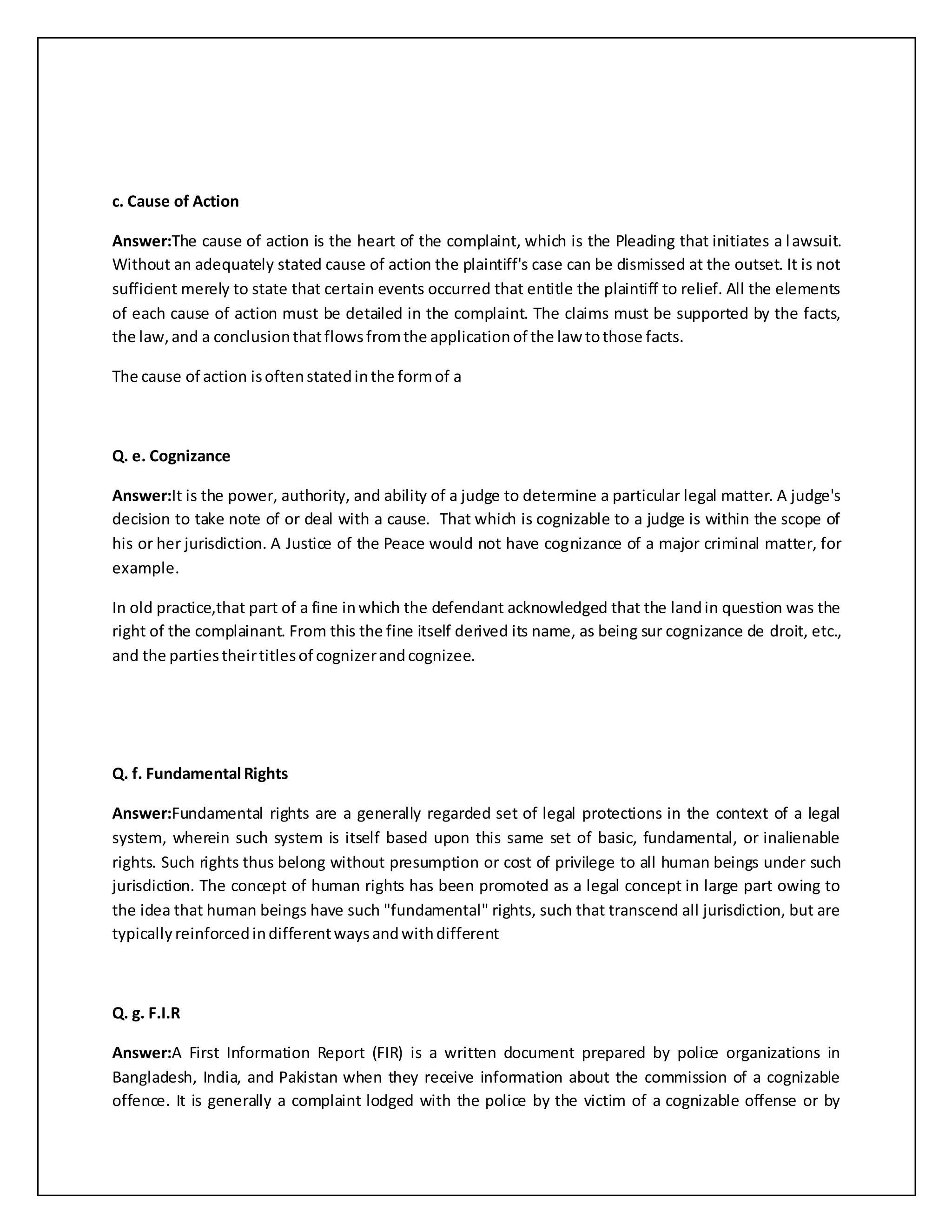 Introduction to medico legal systems | DOCX