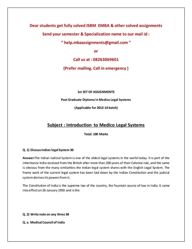 Introduction to medico legal systems | PDF