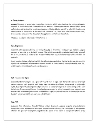 Introduction to medico legal systems | DOCX