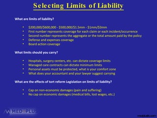 Introduction To Med Mal Insurance | PPT