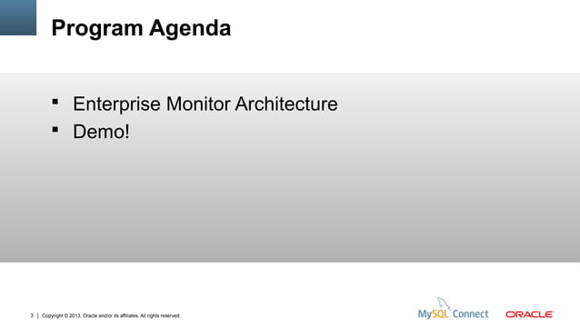 Introduction to MySQL Enterprise Monitor | ODP