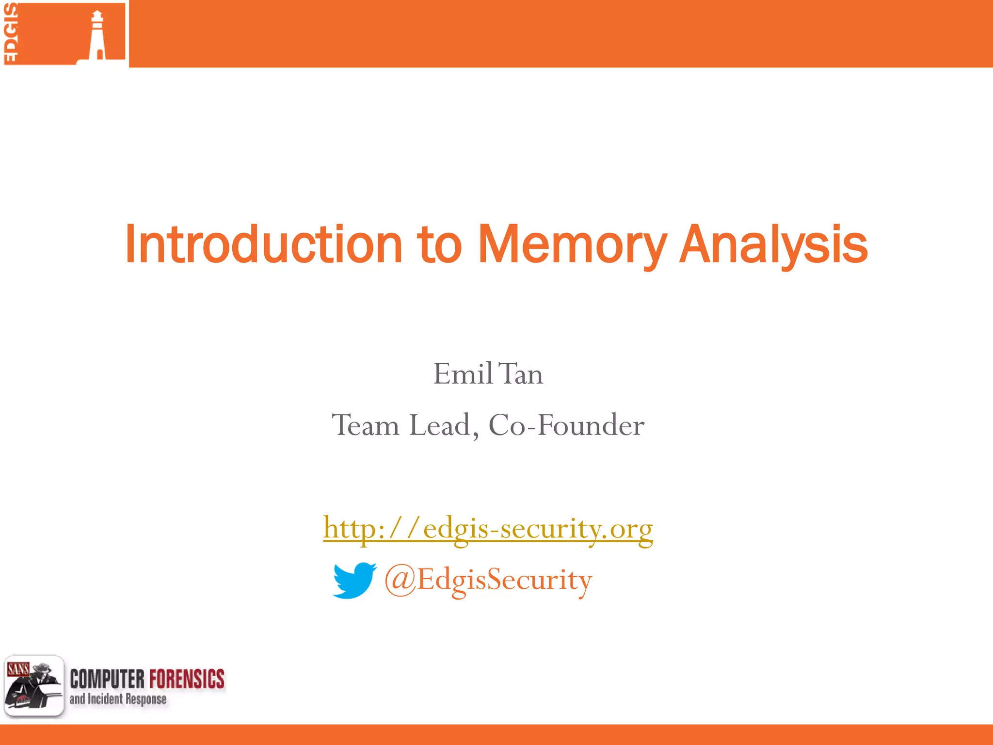 Introduction to Memory Analysis | PPT