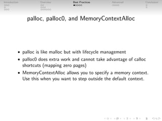 Introduction to Memory Contexts | PPT