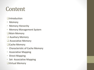 Introduction to memory management | PDF