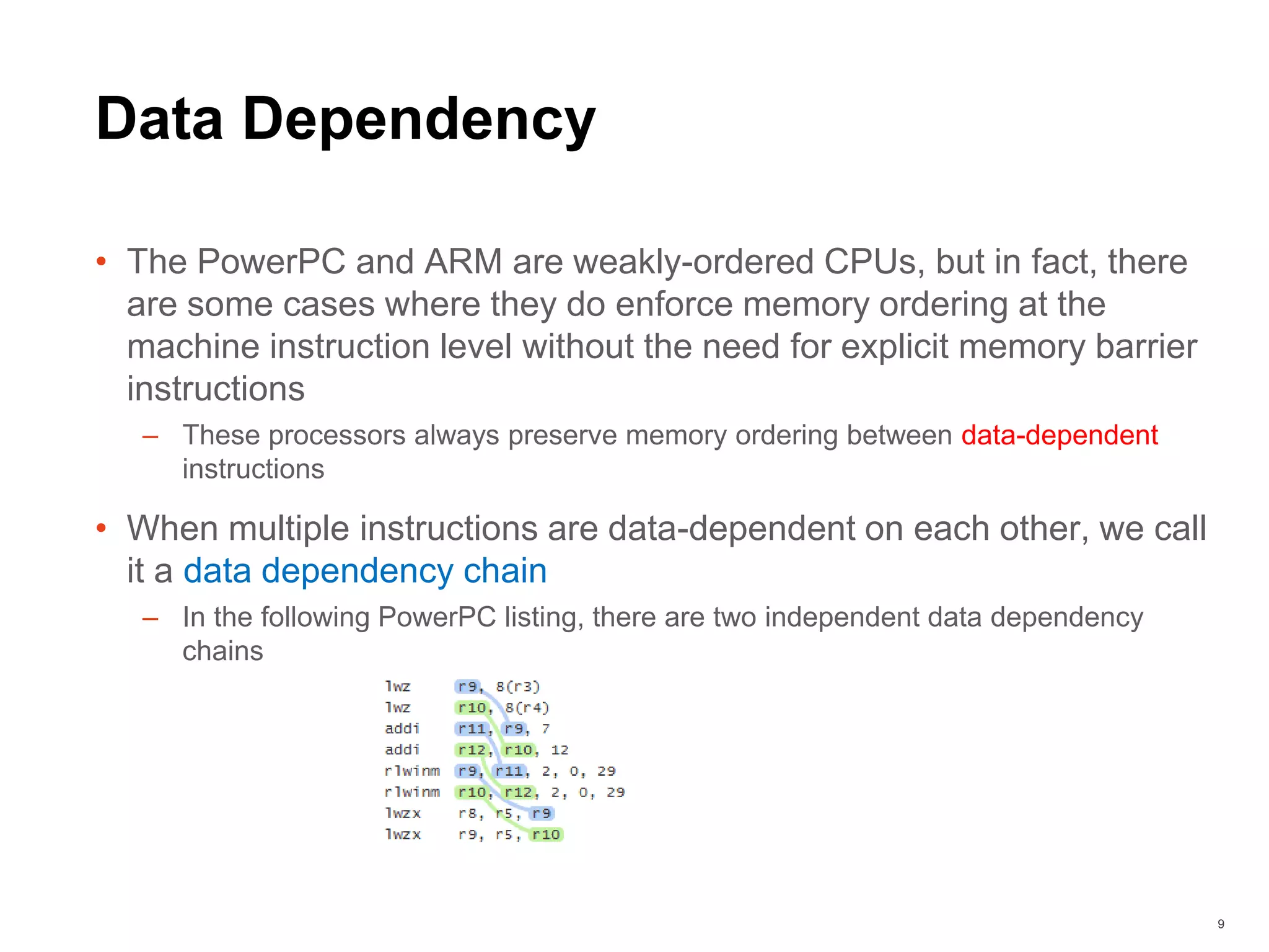 Introduction to memory order consume | PPTX