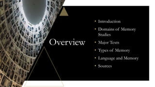 Introduction to memory studies | PPTX