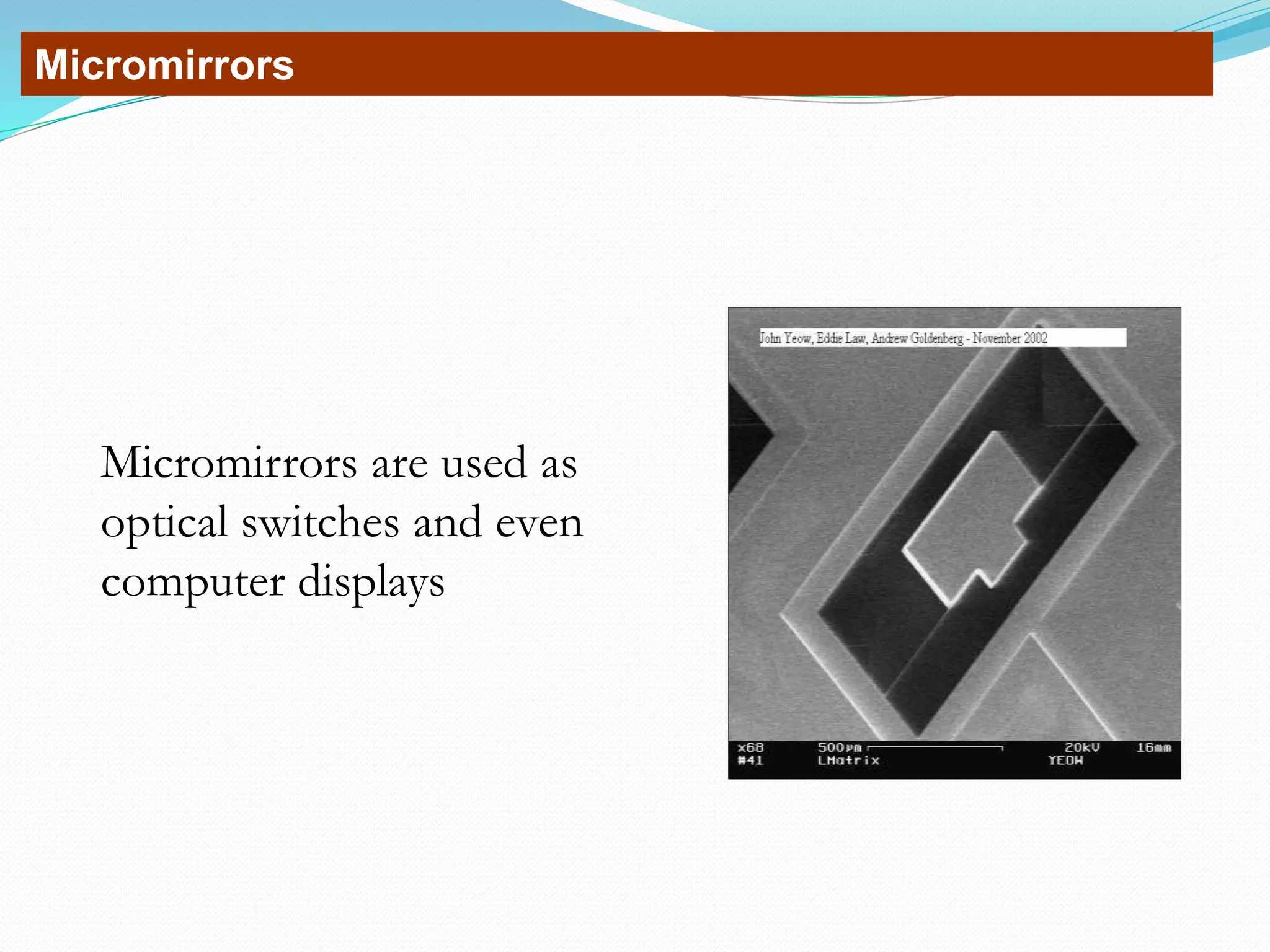 Introduction to mems | PPTX