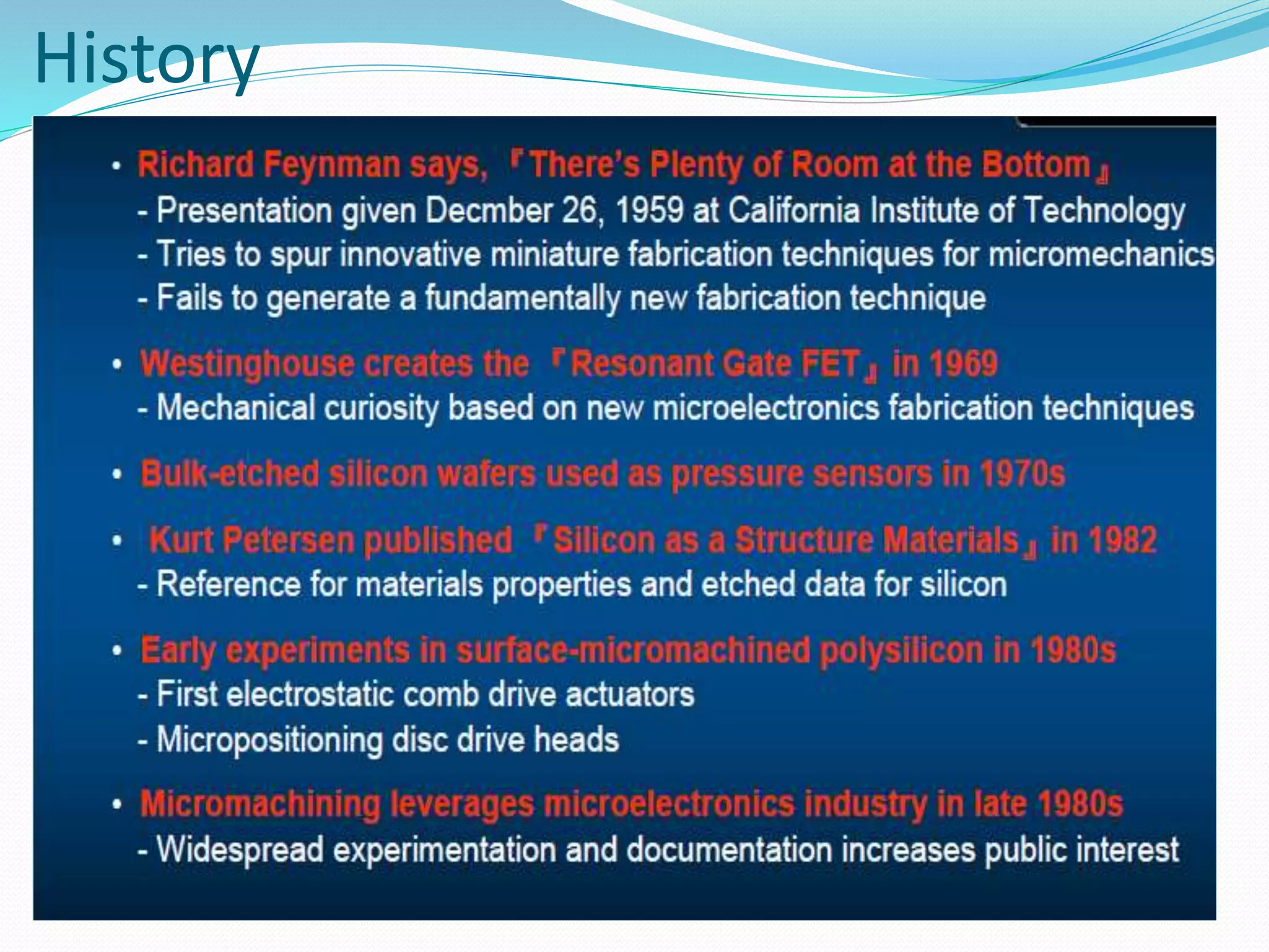Introduction to mems | PPTX