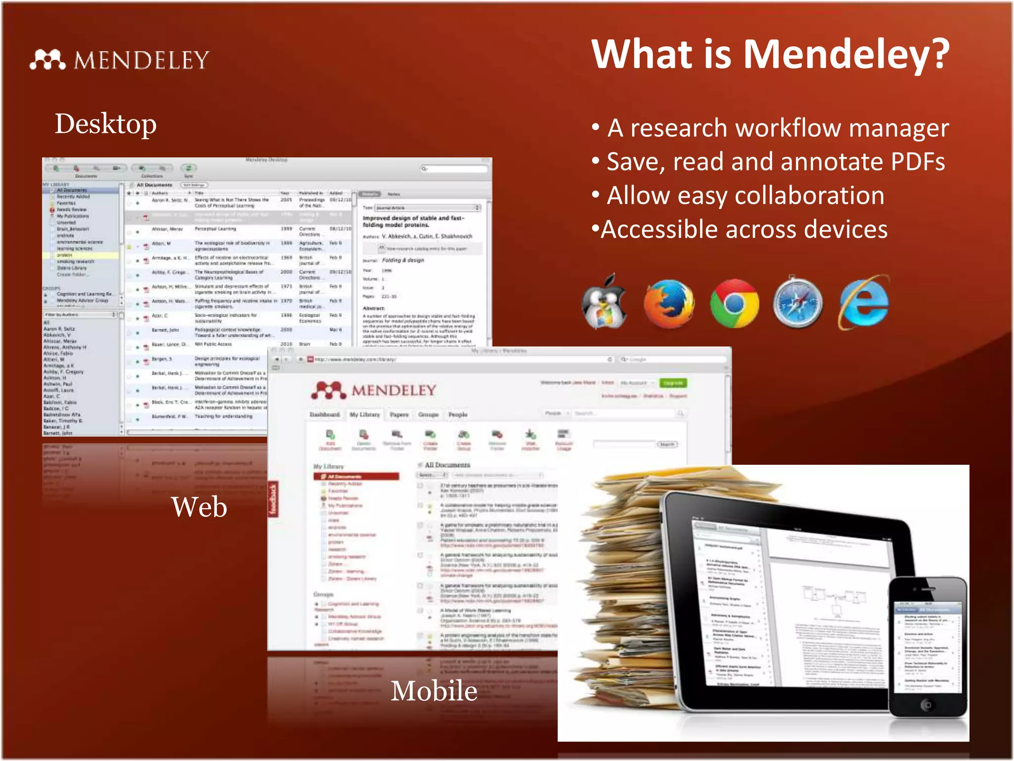 Make Citing and Referencing a Breeze with Mendeley | PPTX