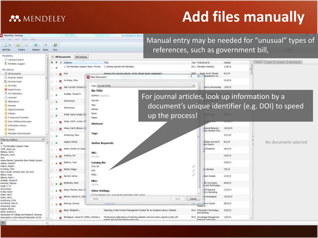 Make Citing and Referencing a Breeze with Mendeley | PPTX