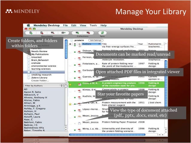 Make Citing and Referencing a Breeze with Mendeley | PPTX