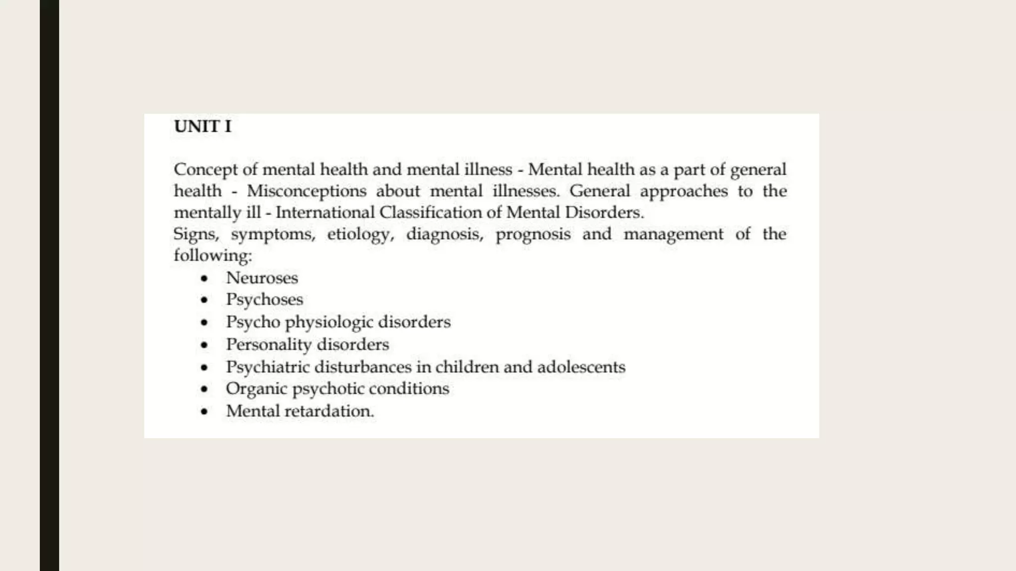 Introduction to mental health | PPTX